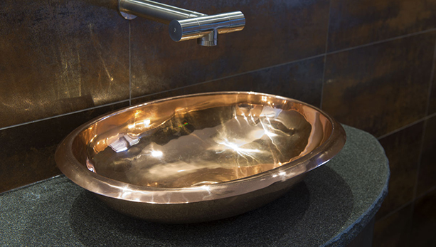 Engelska handfat Handfat - Koppar/Mässing - gamlamejeriet