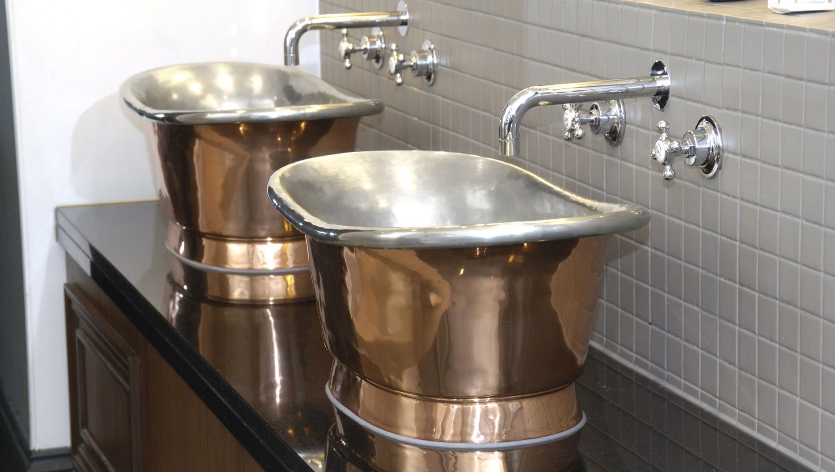 Engelska handfat Mini-badkar - gamlamejeriet